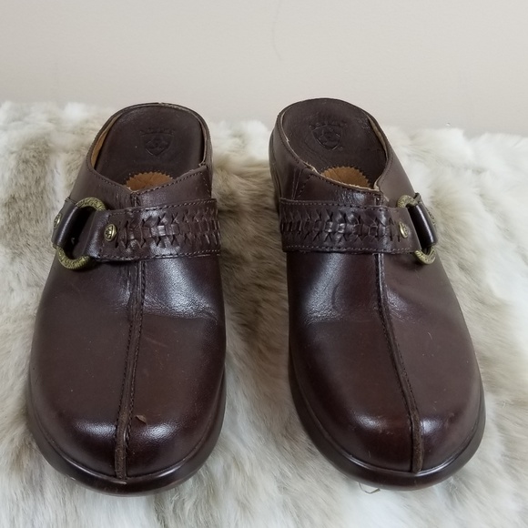 Ariat | Shoes | Ariat Brown Clogs 7b | Poshmark